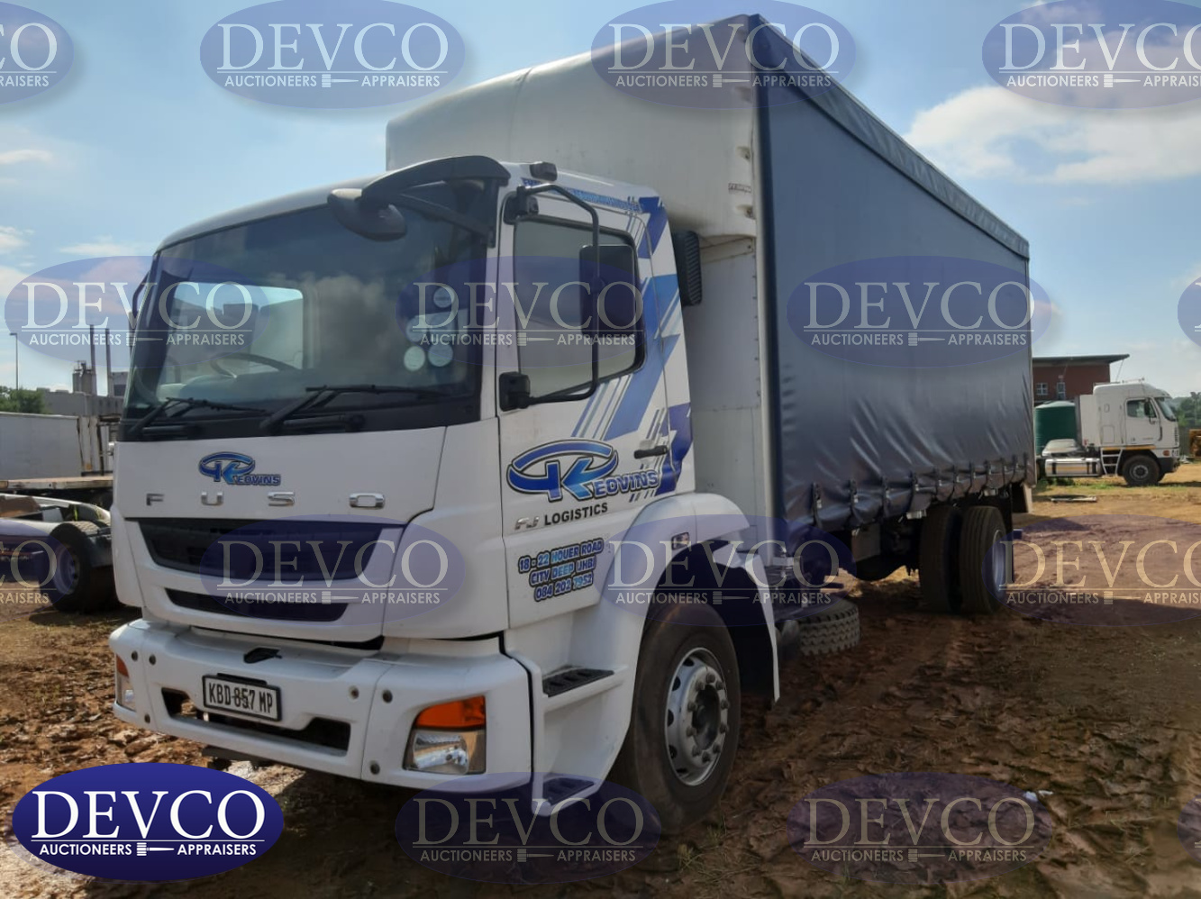 2018 Mitsubishi FUSO FJ 16-230 Tautline Truck | Devco Auction
