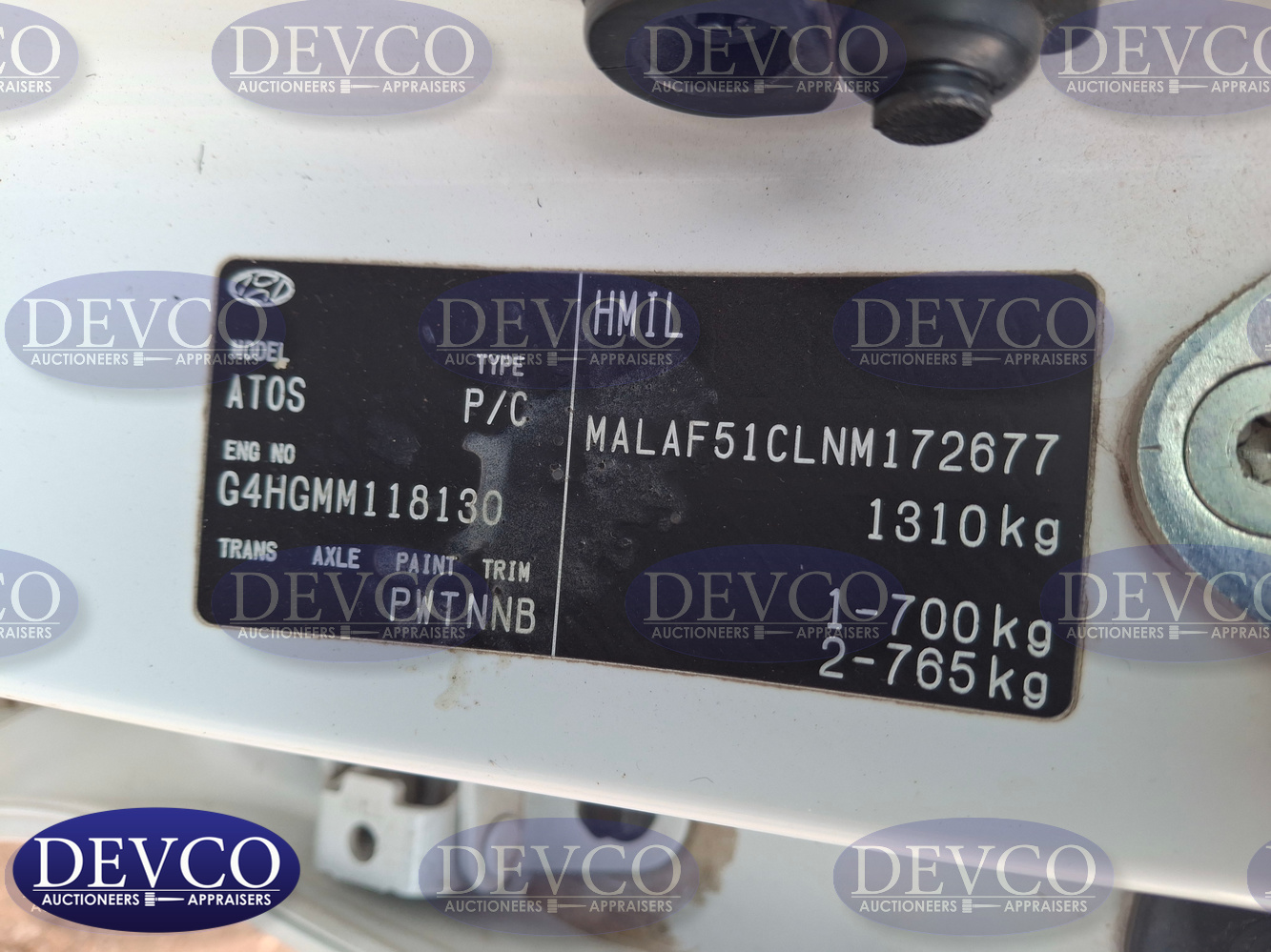 2022 Hyundai ATOS 1.1 Motion (Standard Bank Asset) | Devco Auction