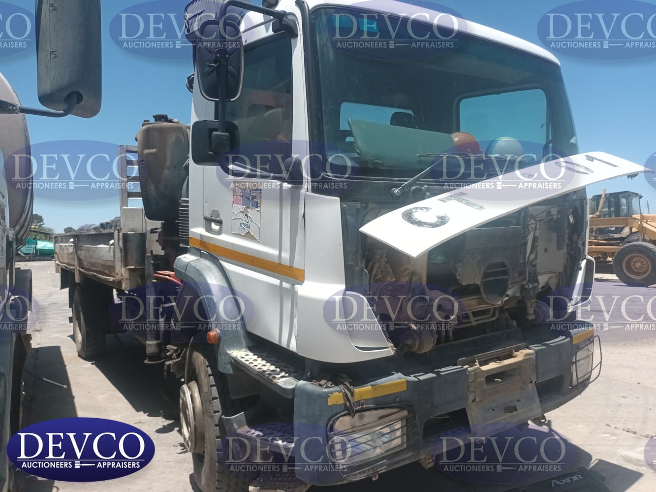 2009 Mercedes-Benz Axor 1823k Horse with Fassi F170A Crane (LOCATED IN ...